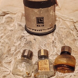 Antique Lucien Lelong Perfume Bottles in Original Hat Box - Etsy