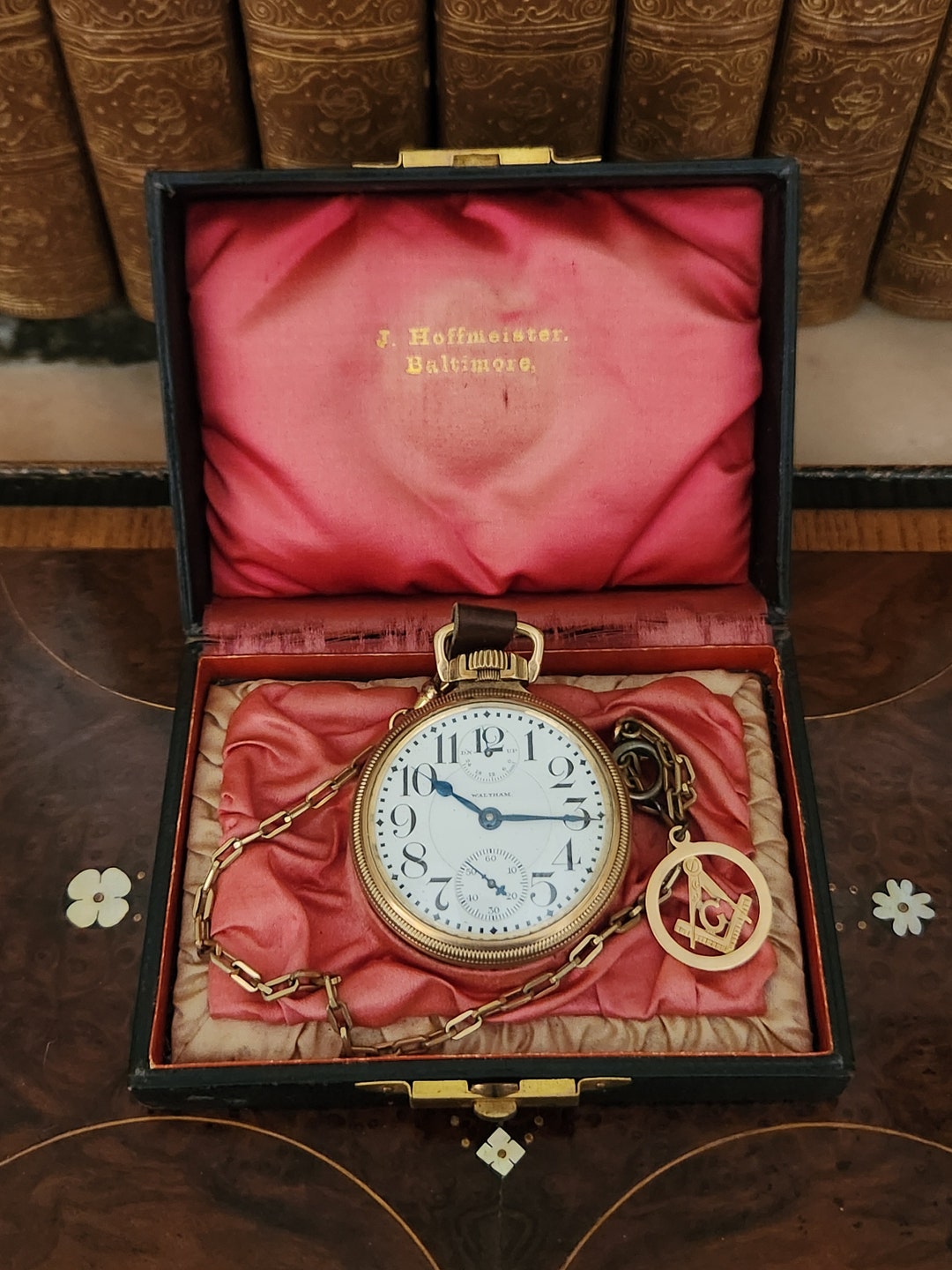 Antique Pocket Watch Presentation Box - Etsy