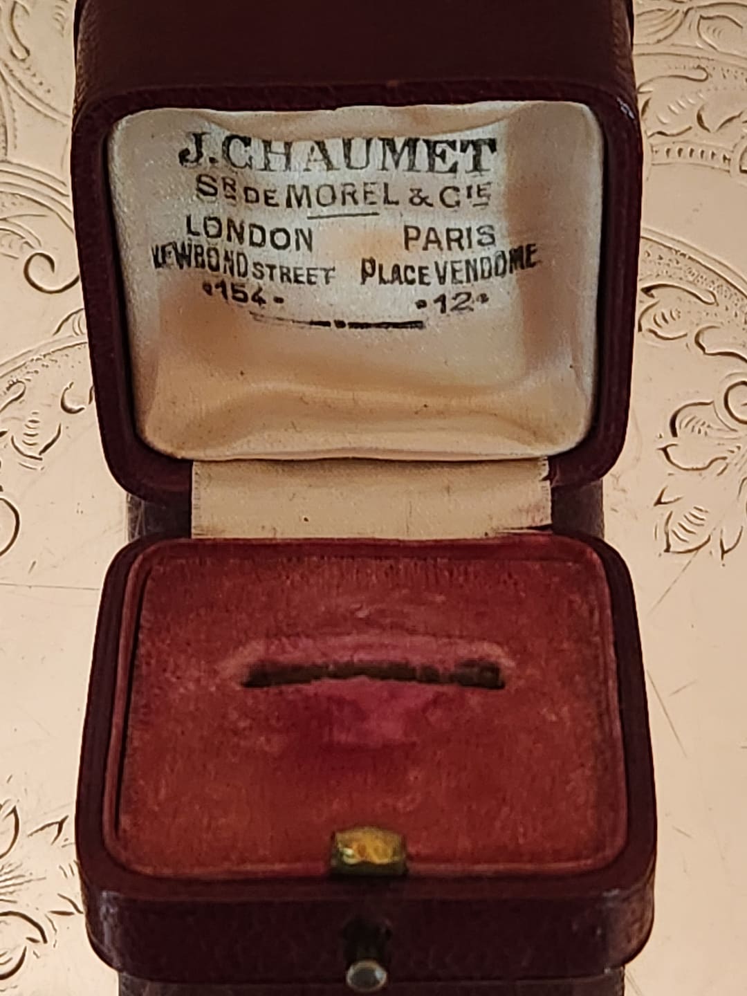 RARE Antique Chaumet Ring Presentation Box - Etsy