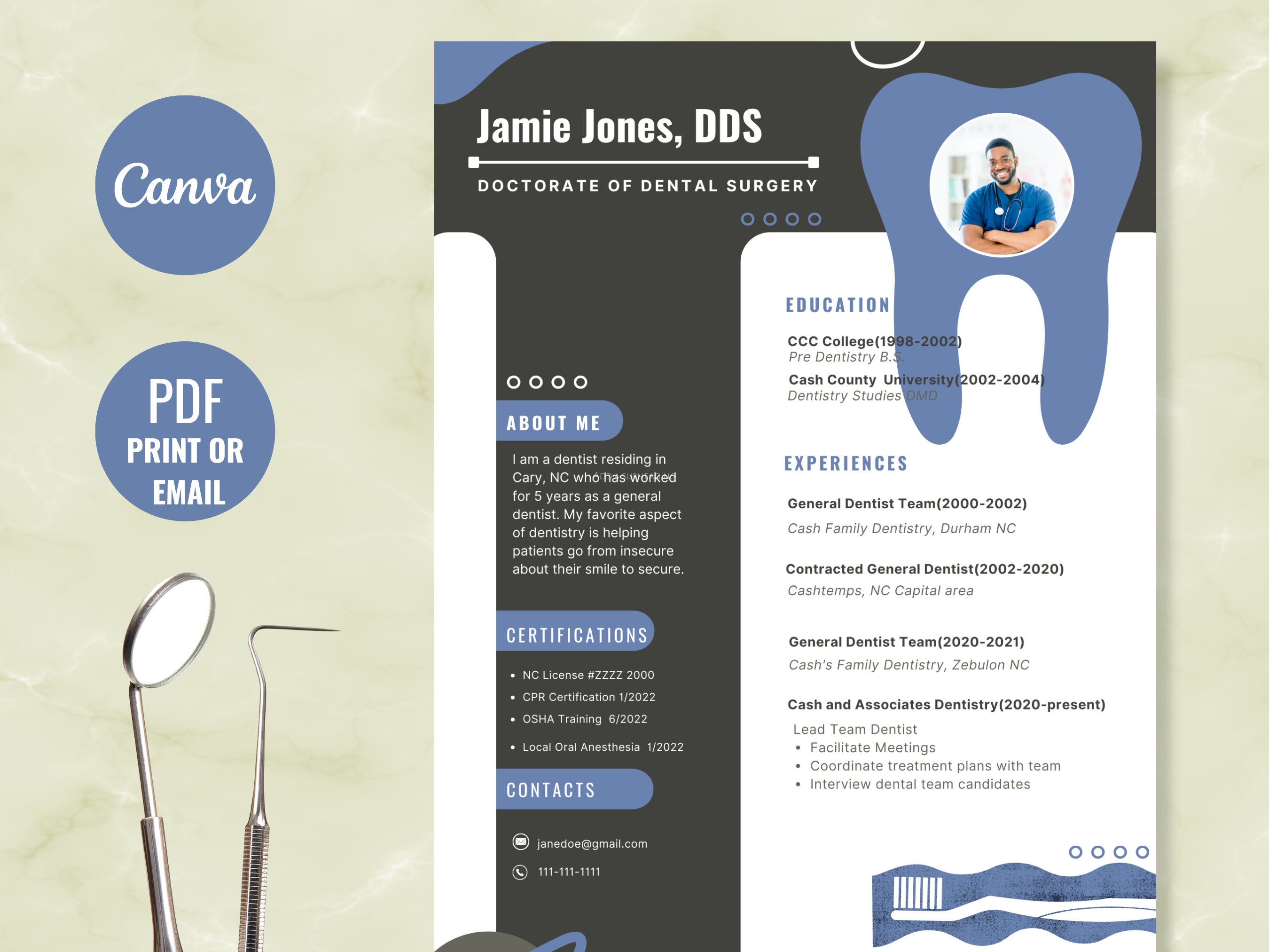 Modele Cv Dentaire Dental Hygienist Resume Examples & Samples For 2025