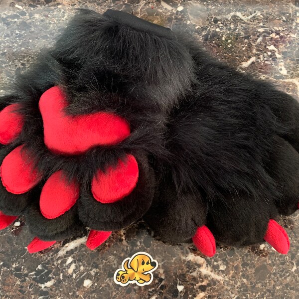 Black Fursuit Paws - Etsy