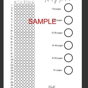 Weekly Month Reading Printable- Pages, Minutes & Chapters- Homeschool ...