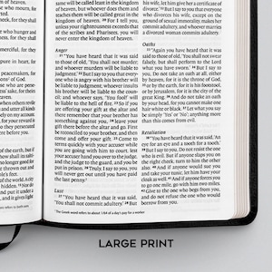 ESV Thinline Leather Bible Full Grain - Slate Grey, Personalized ...