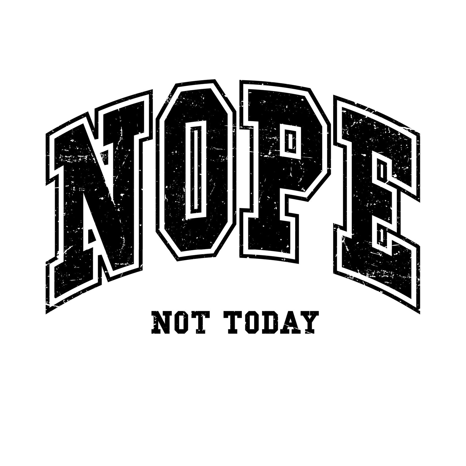Nope Not Today SVG - Introvert SVG - Funny SVG - Digital Download - Etsy
