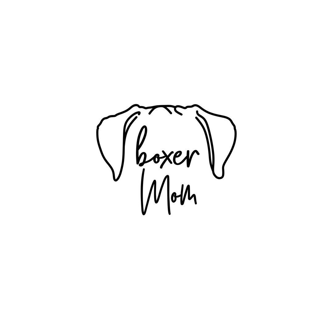 Boxer Mom SVG - Boxer SVG - Dog Mom SVG - Digital Download - Etsy