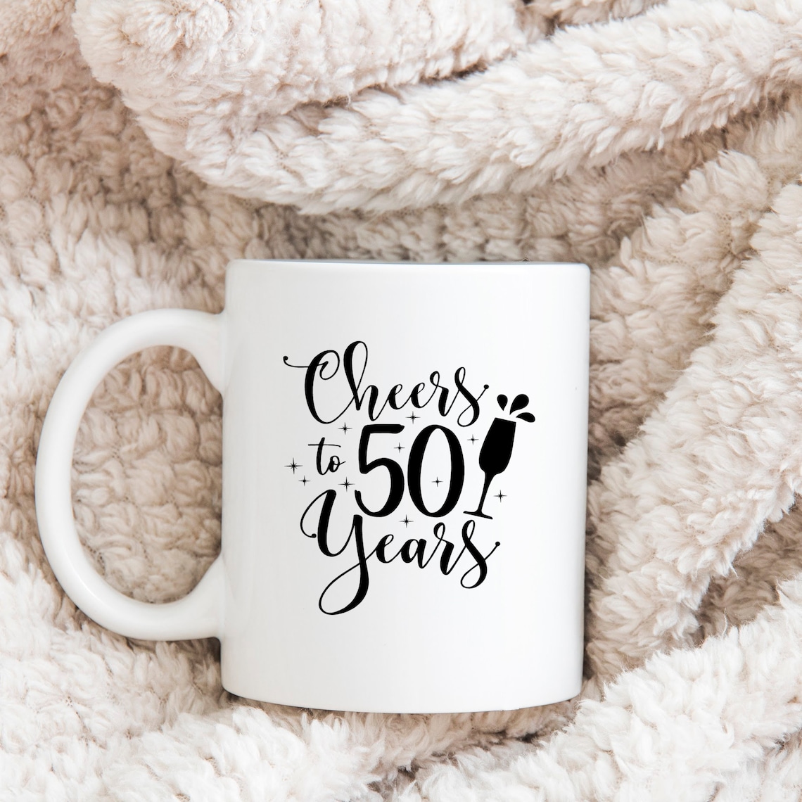 Cheers to 50 Years! SVG - 50th Birthday SVG - Birthday - Digital File ...