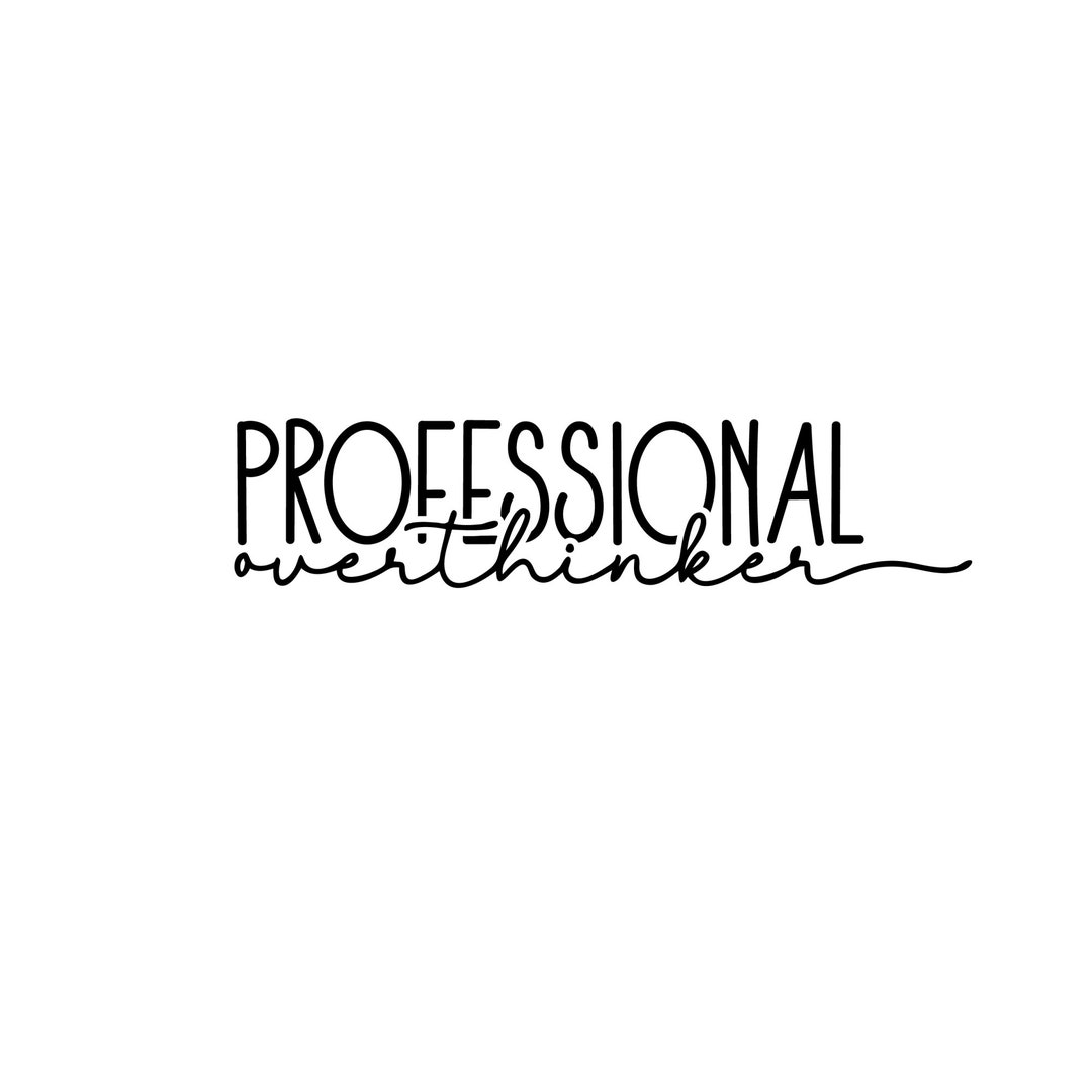 Professional Over Thinker SVG - Over Thinker SVG - Funny SVG - Digital ...