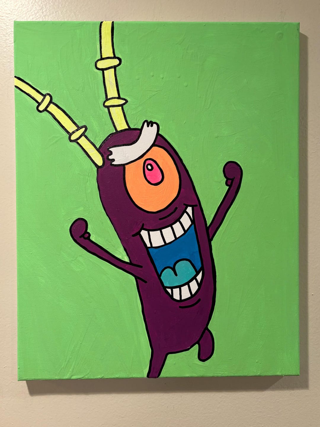 Original Plankton Painting - Etsy
