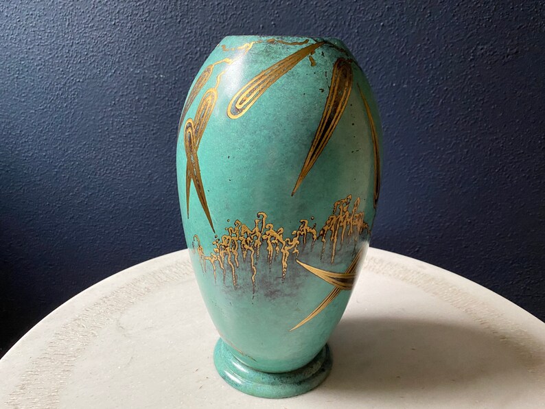 WMF Art Deco Ikora Vase Paul Haustein 1930 - Etsy