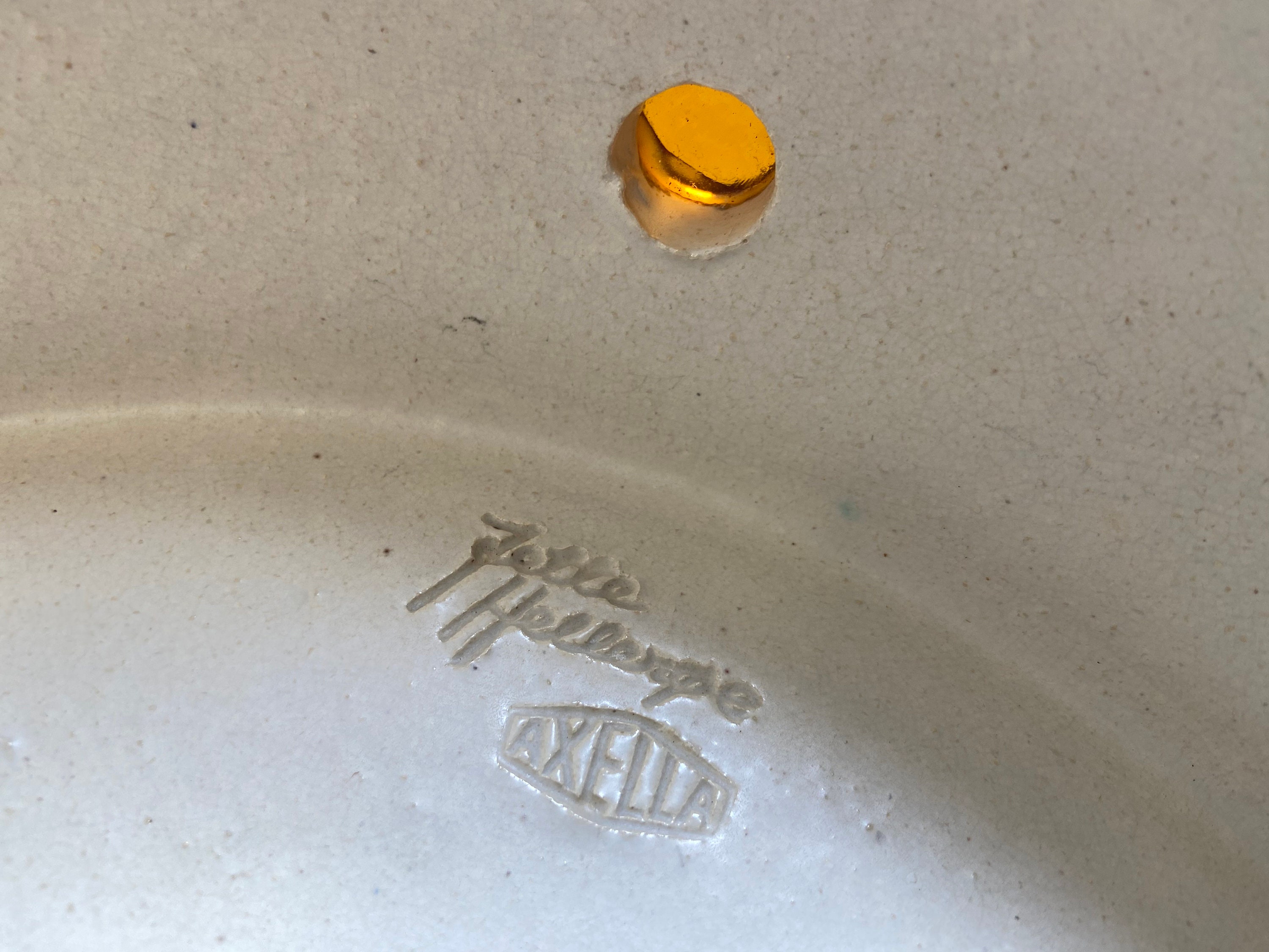 AXELLA Ceramic Pendant Lamp by Jette Hellerøe, Denmark 1970s, Mid ...