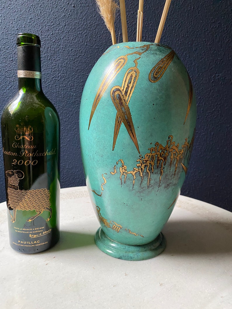 WMF Art Deco Ikora Vase Paul Haustein 1930 - Etsy