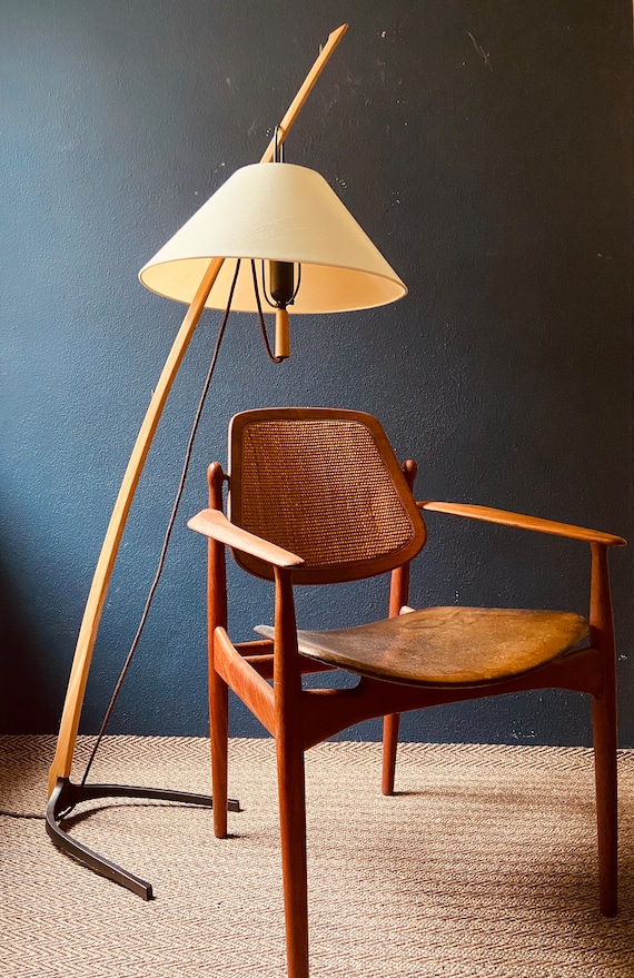 Teak Cane Armchair FD186 by Arne Vodder for France and Daverkosen 1956 Etsy