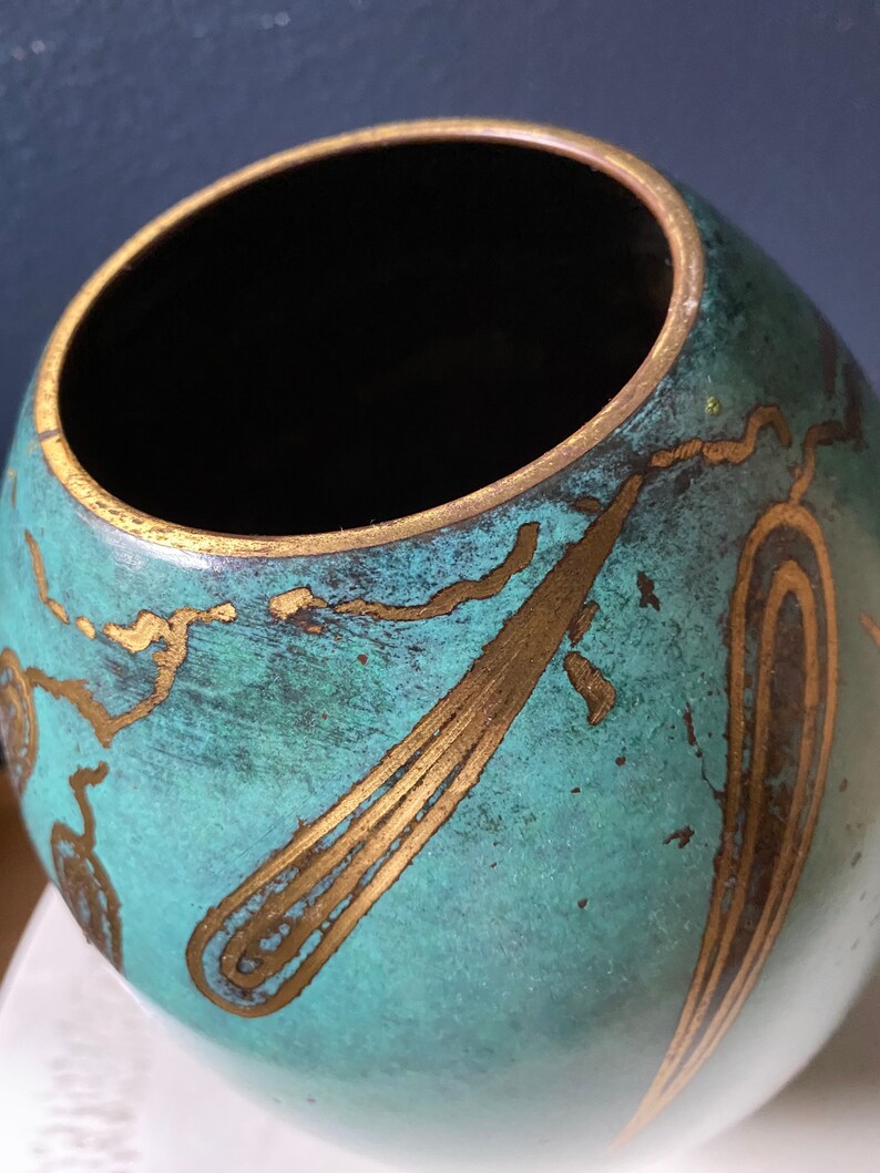 WMF Art Deco Ikora Vase Paul Haustein 1930 - Etsy