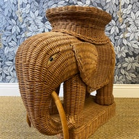 Wicker Elephant - Etsy