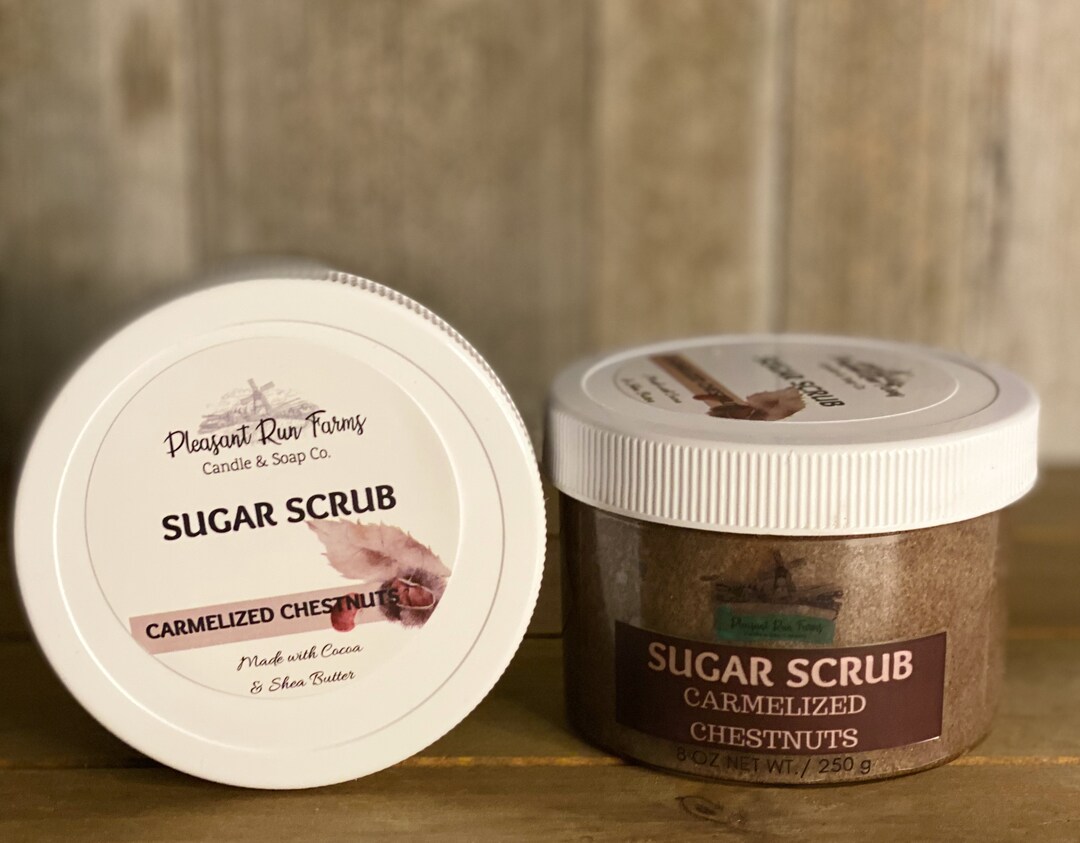 Caramelized Chestnuts Sugar Scrub – Natural Exfoliating Body Polish - Etsy