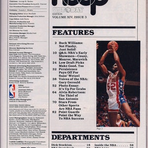 NBA Hoop Magazine 1988 (vol. XIV, Issue 3) Houston Rockets Vs ...