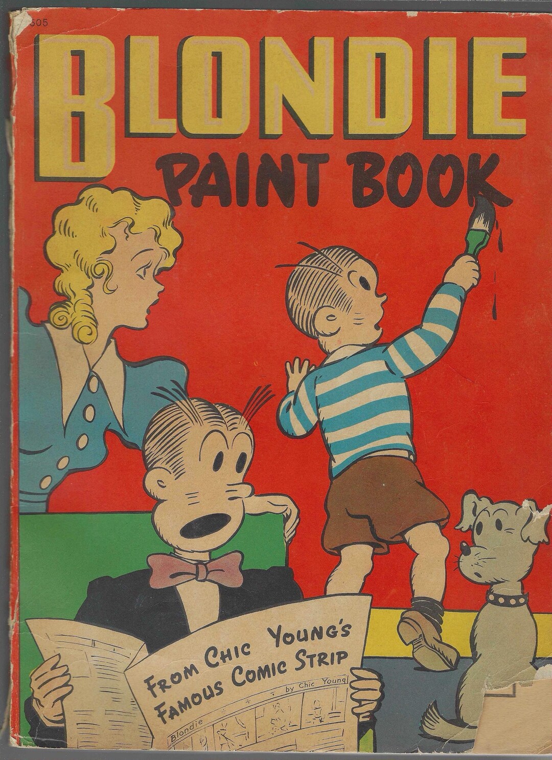 Blondie Paint Book: From Chic Young's Famous Comic Strip (1941 ...