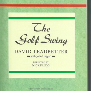 The Golf Swing by David Leadbetter (1990 Hardcover With Dust Jacket ...