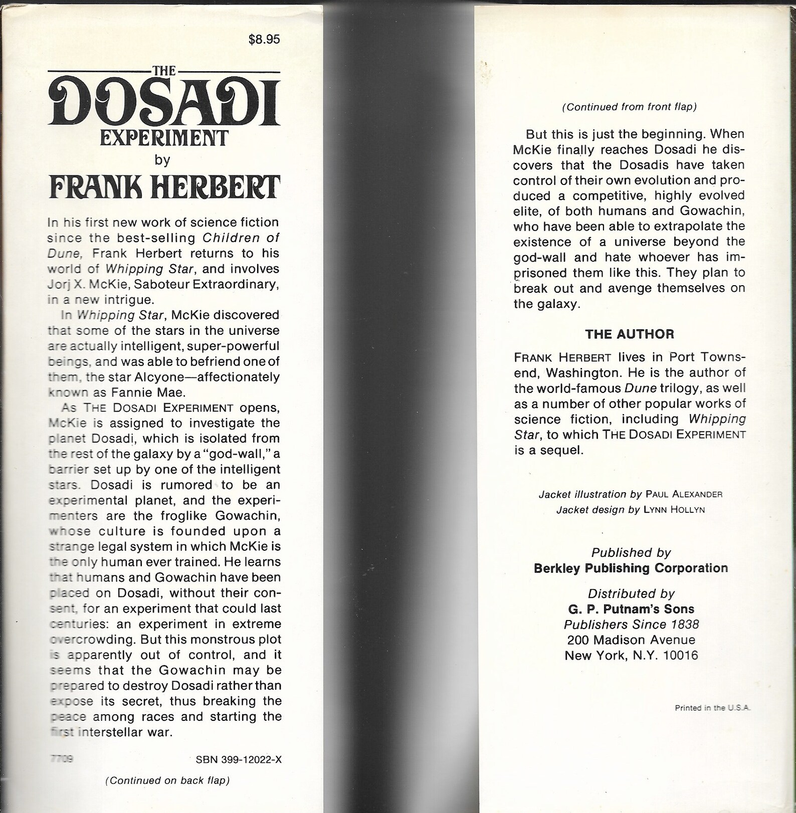 The Dosadi Experiment (consentiency Universe #2) by Frank Herbert (1977 ...
