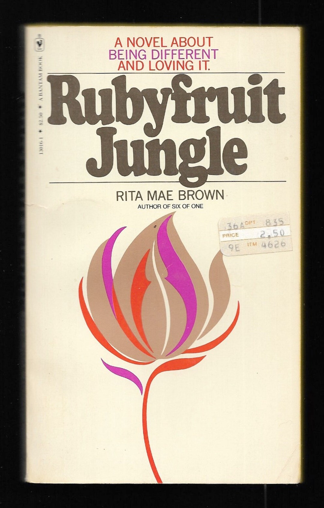 Rubyfruit Jungle by Rita Mae Brown 1979 Paperback - Etsy