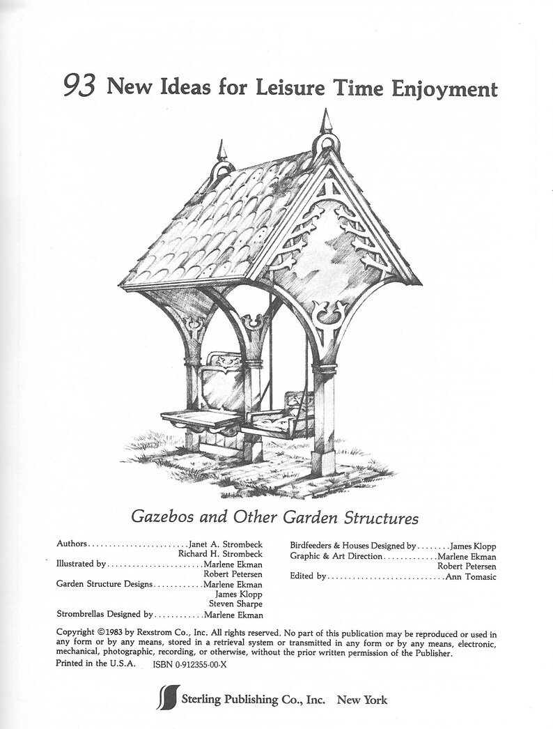 Gazebos and Other Garden Structure Designs by Janet A. & Richard H ...