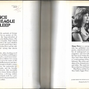 Dance the Eagle to Sleep by Marge Piercy (1970 First Edition Hardcover, With Well-worn Dust ...