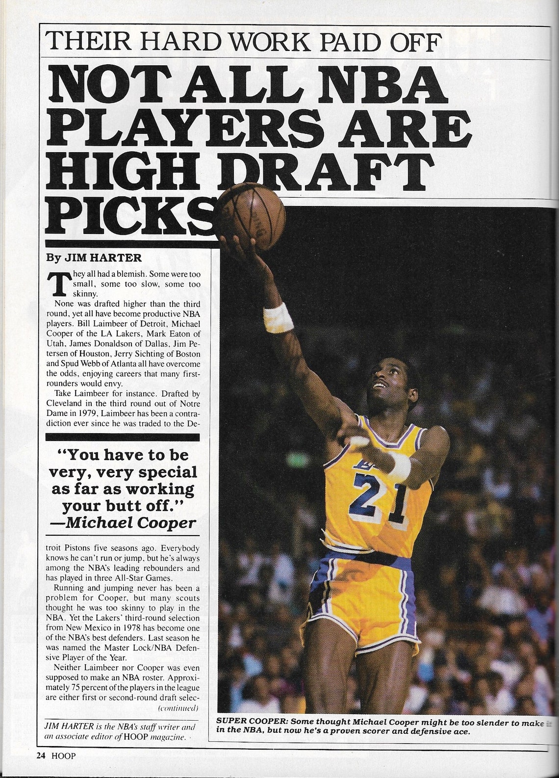 NBA Hoop Magazine 1988 vol. XIV Issue 3 Houston Rockets Vs. - Etsy