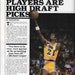 NBA Hoop Magazine 1988 vol. XIV, Issue 3 Houston Rockets Vs. Sacramento ...