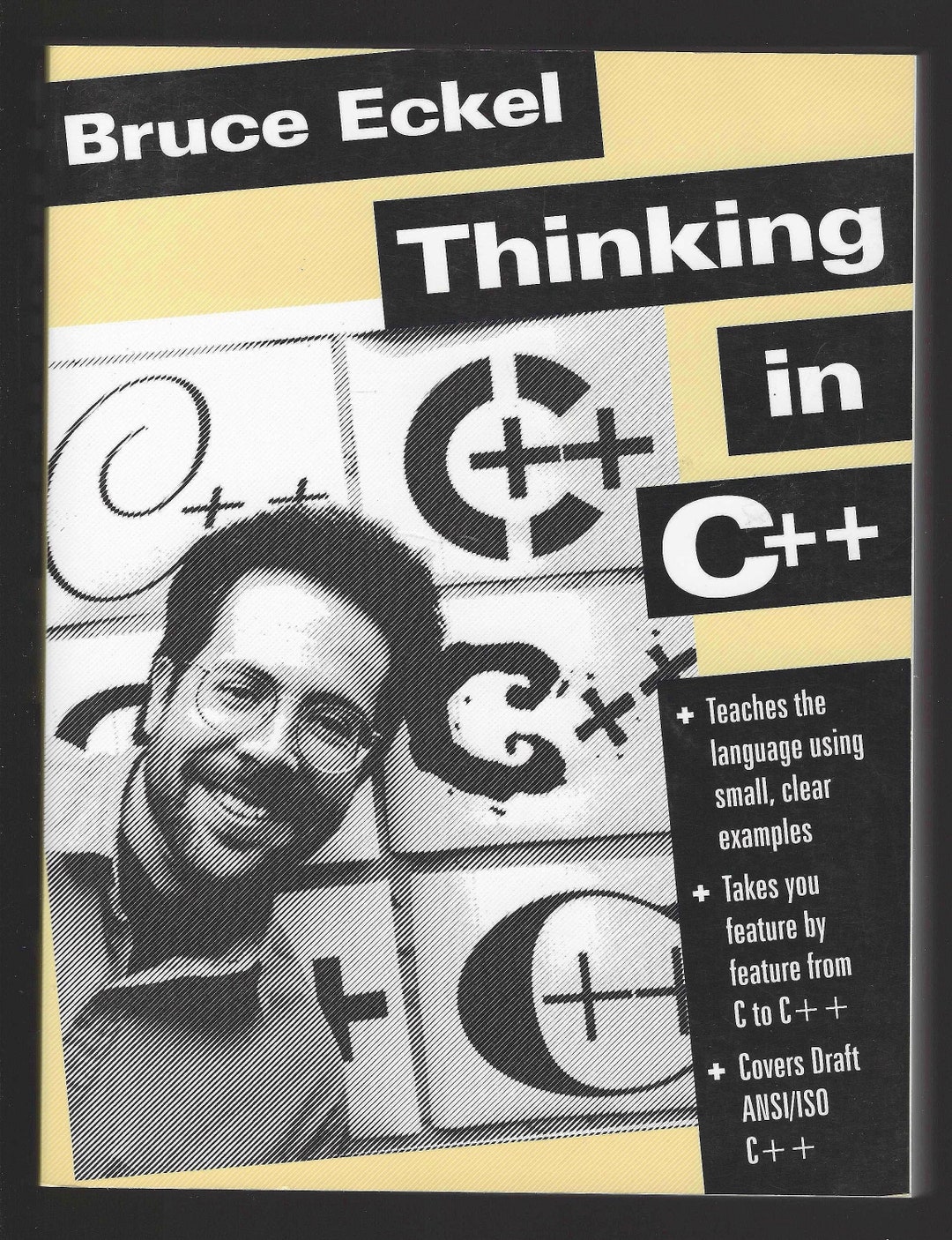 Thinking in C++ by Bruce Eckel (1995 Oversized Softcover) C++ Programming Guide ** Free Shipping ...