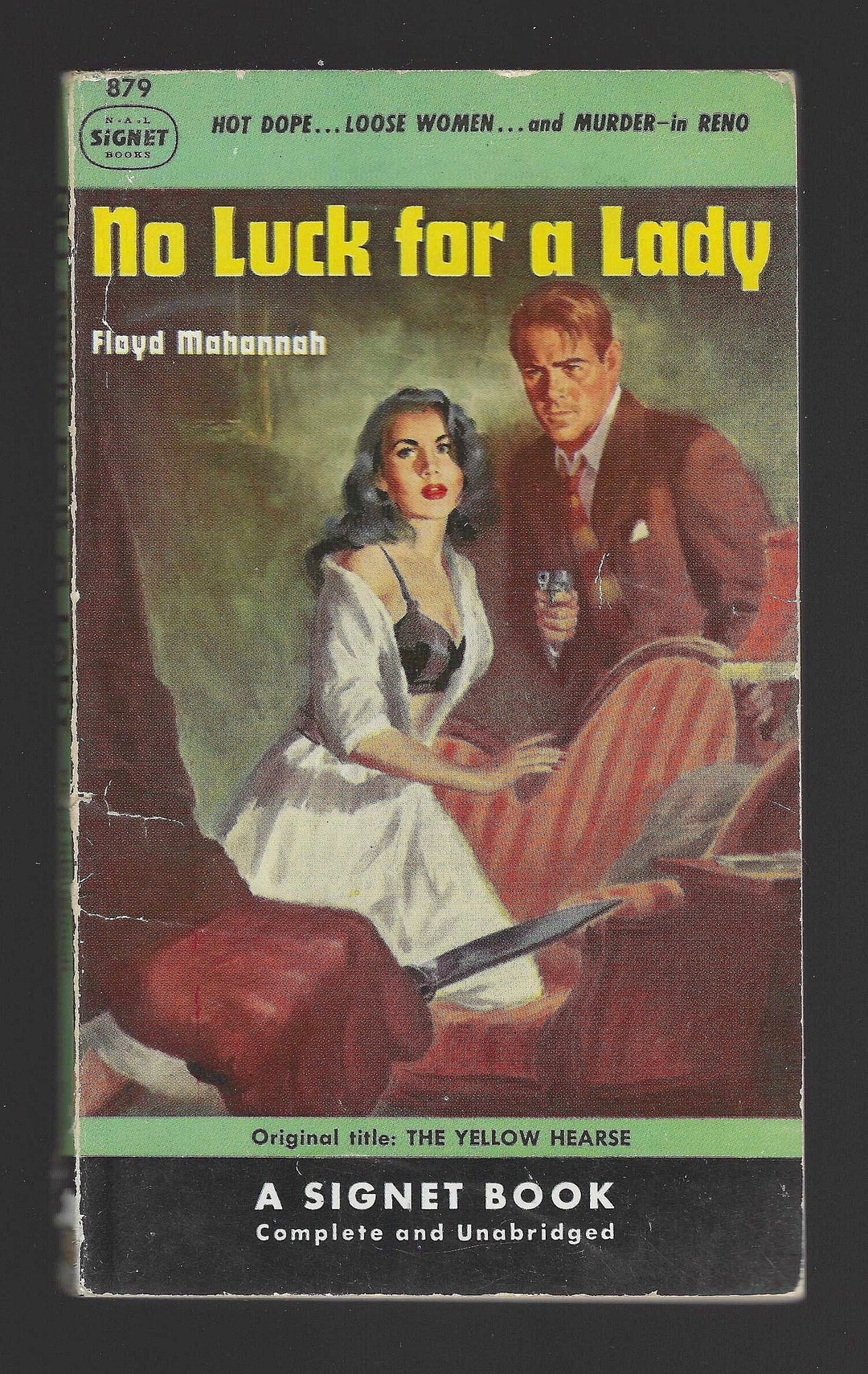 No Luck for A Lady by Floyd Mahannah (1951 Paperback, A Signet Book ...