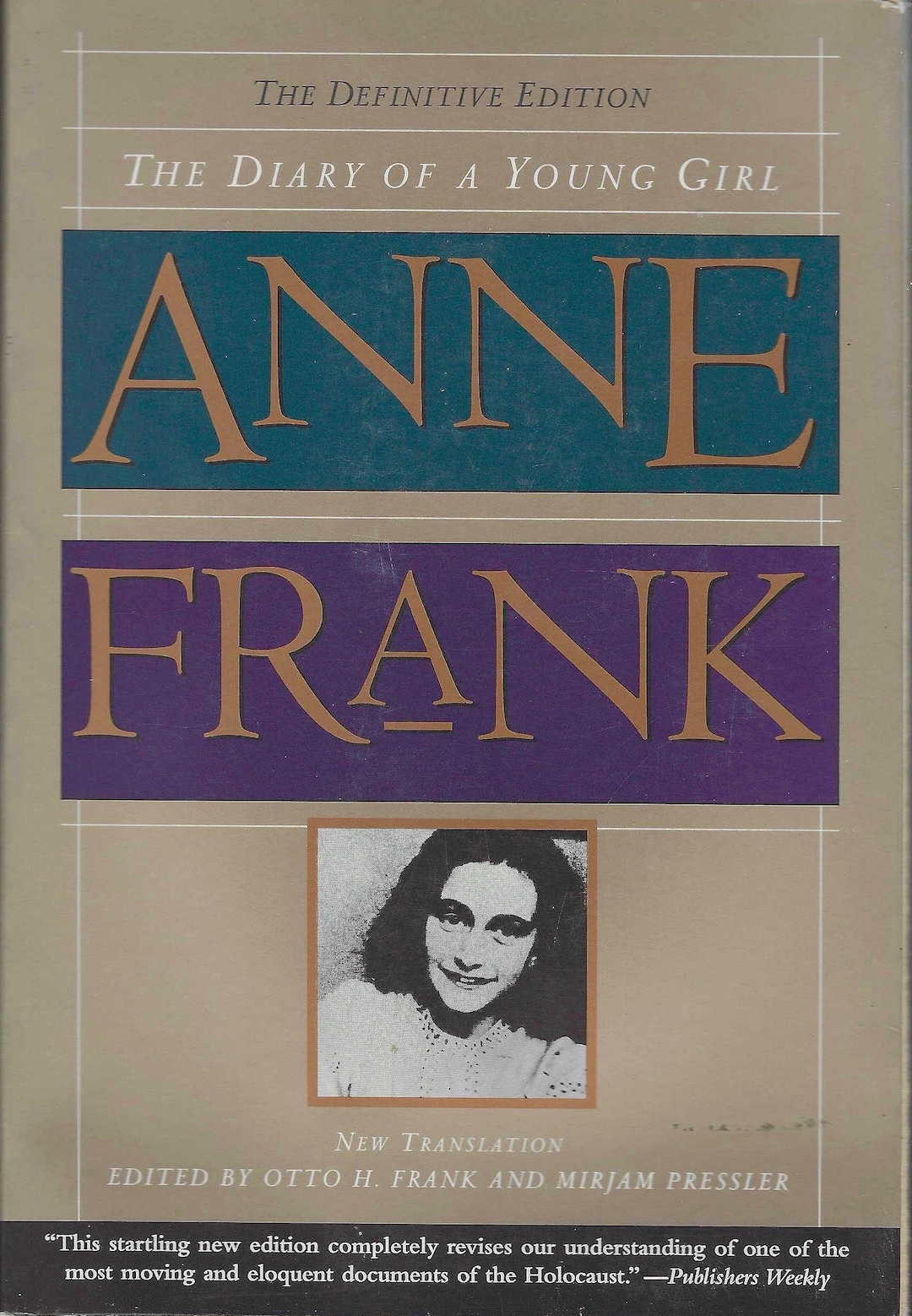 Anne Frank: the Diary of A Young Girl "the Definitive Edition" (1996 ...