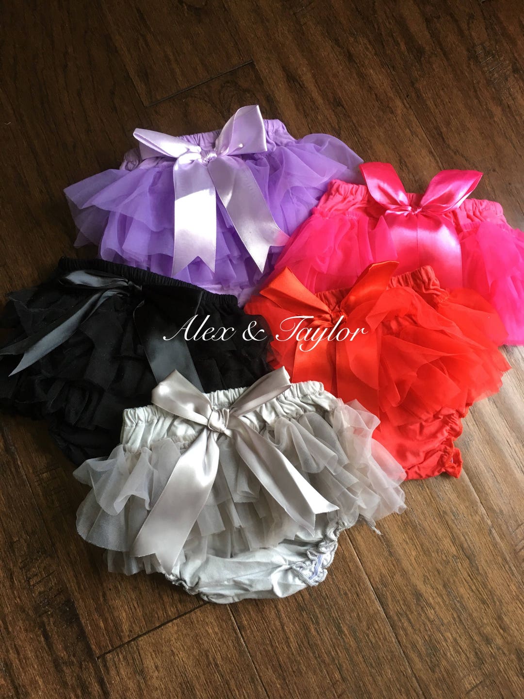 Baby Girl Ruffle Bloomers/ Tutu Bloomers/ Ruffle Diaper Cover/ Chiffon ...