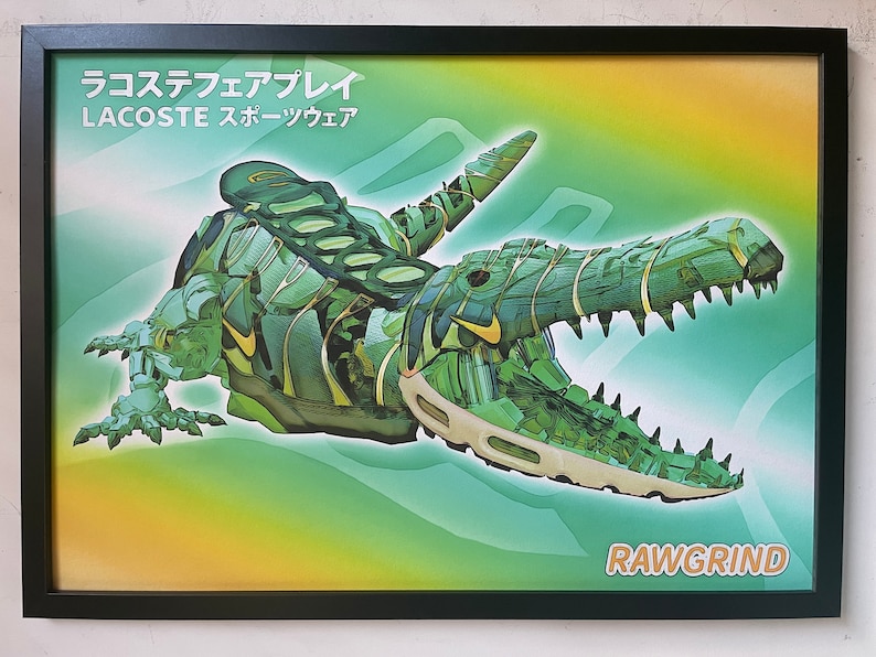 Rawgrind Beast Wars 'mecha Crocodile' A2 Print - Etsy