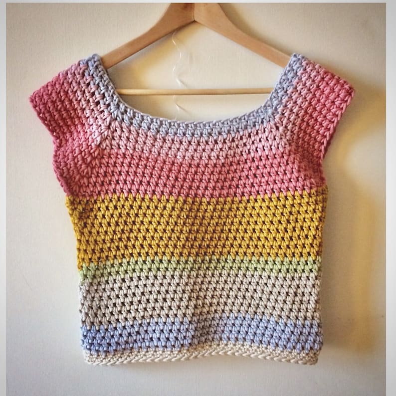 The 24hr Top Down Jumper Pattern - Etsy