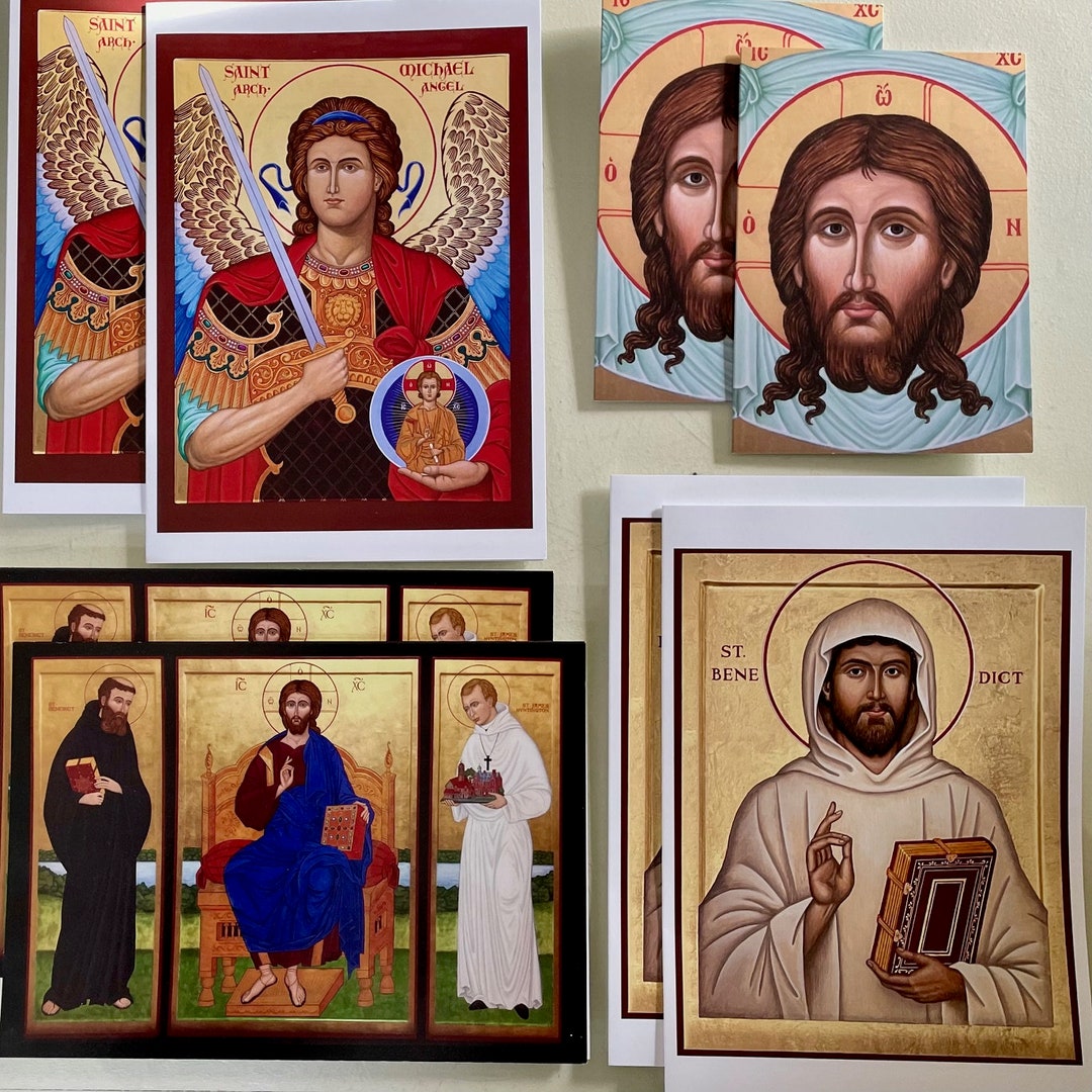 Holy Cross Monastery Icon Cards by Zachary Roesemann, AHC - Etsy