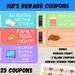 Kids Reward Coupons-instant Download-bonus Reward Chart & Sticker ...