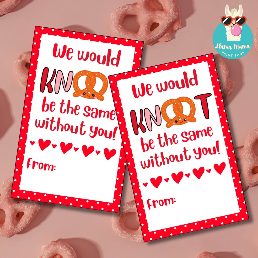 Valentines Pretzel Valentine Kids Valentines Class Valentine Food ...