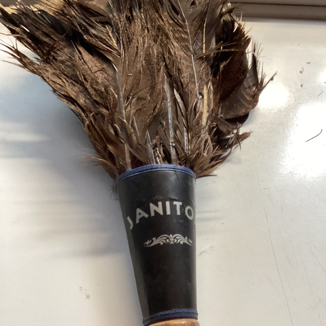 Victorian Turkey Feather Duster - Etsy