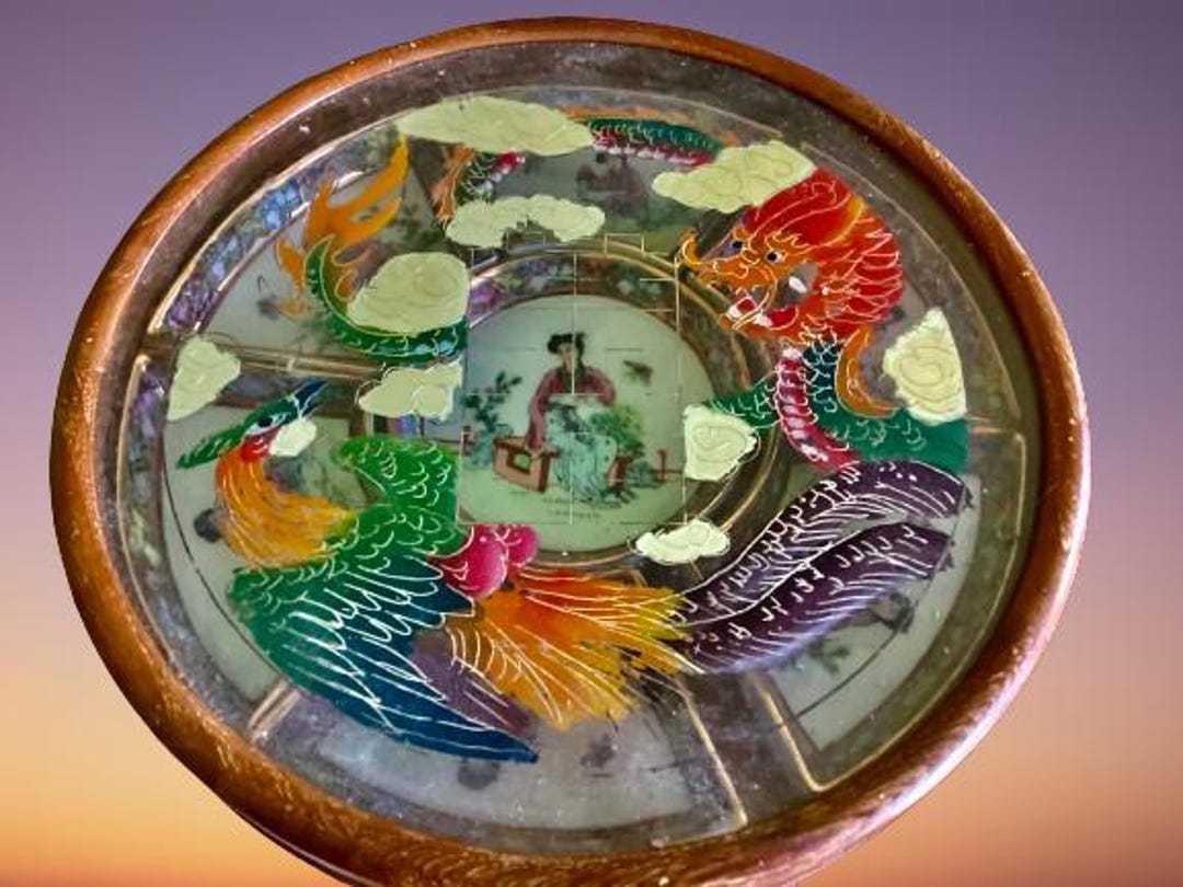 Lazy Susan Japanese Geisha Porcelain Table Server - Etsy