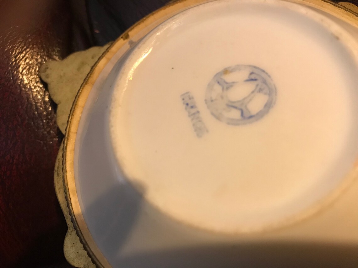 French Champleve Porcelain Bowl - Etsy