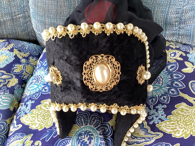 Renaissance Medieval Tudor Hood Hat Headpiece - Etsy