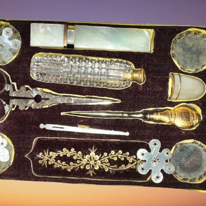 French Sewing Necessaire Casket Box - Etsy