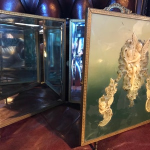 Celluloid Tri Fold Mirrir - Etsy