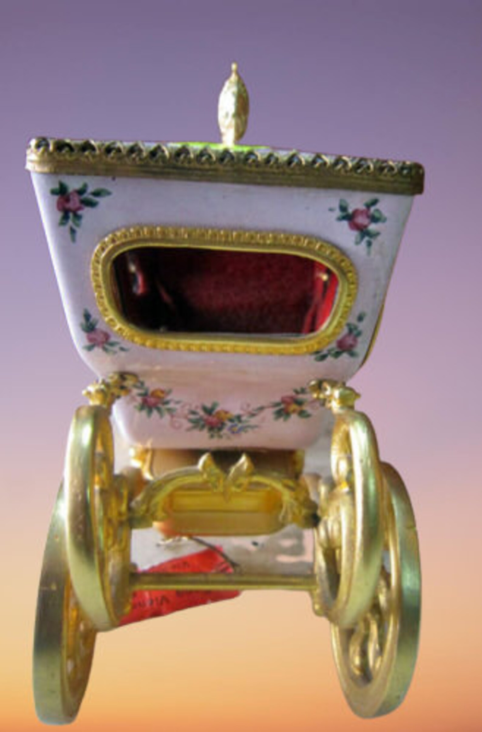 Viennese Viena Austrian Enamel Miniature Coach Carriage Casket Box - Etsy
