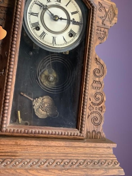 Antique Gingerbread Clock - Etsy