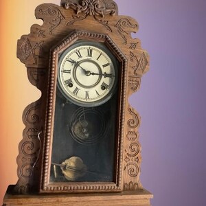 Antique Gingerbread Clock - Etsy