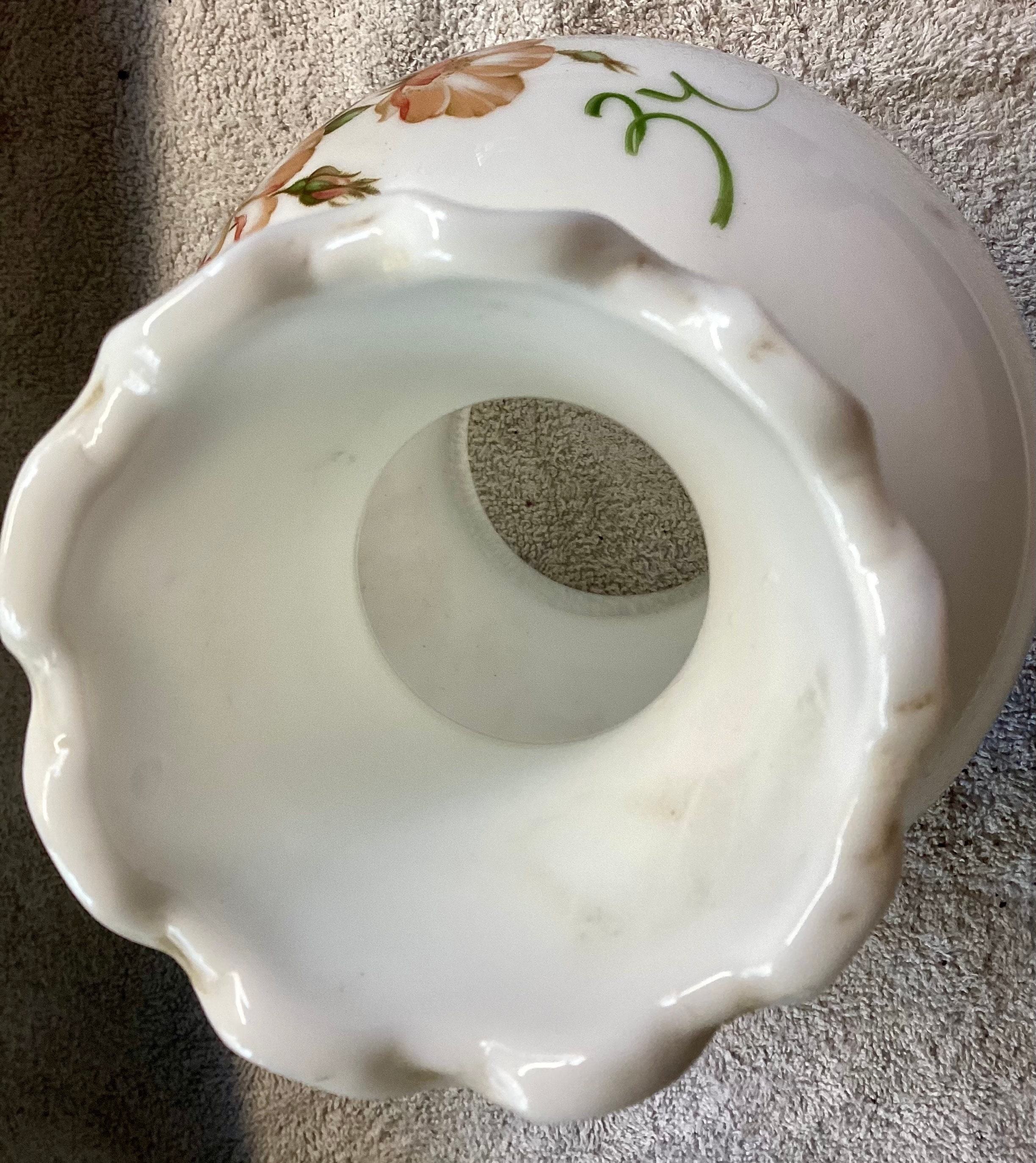 Floral Glass Lamp Shade - Etsy