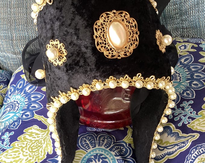 Renaissance Medieval Tudor Hood Hat Headpiece - Etsy