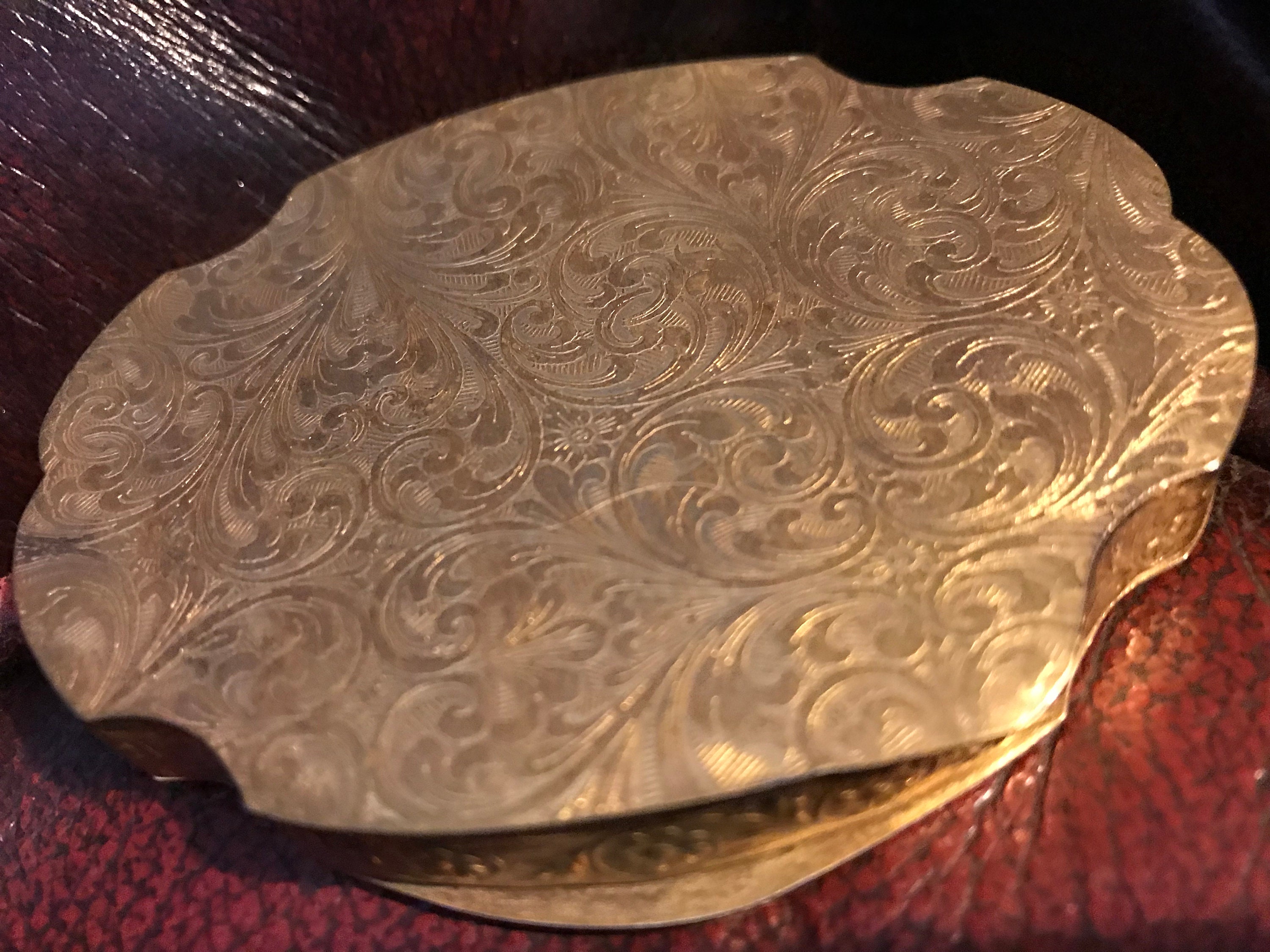 Italian Enamel Compact Box - Etsy