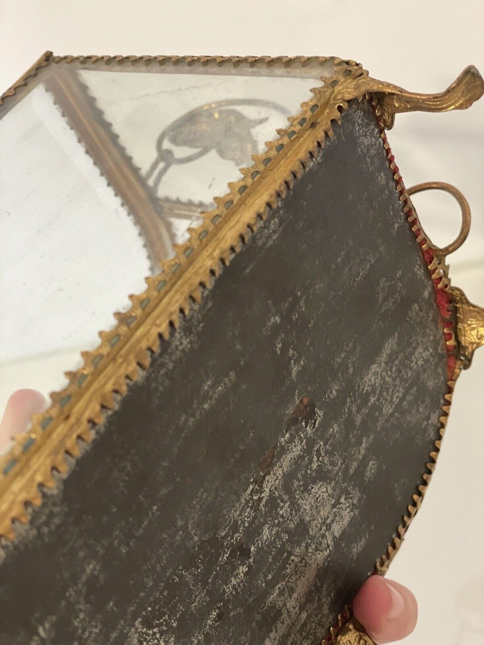 French Glass Vitrine Bridal Casket Box - Etsy